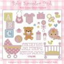 "Baby Sampler Blue" | Cross Stitch Pattern