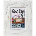 "Keep Calm & Stitch On" | Cross Stitch Kit