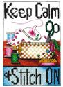 "Keep Calm & Stitch On" | Cross Stitch Pattern