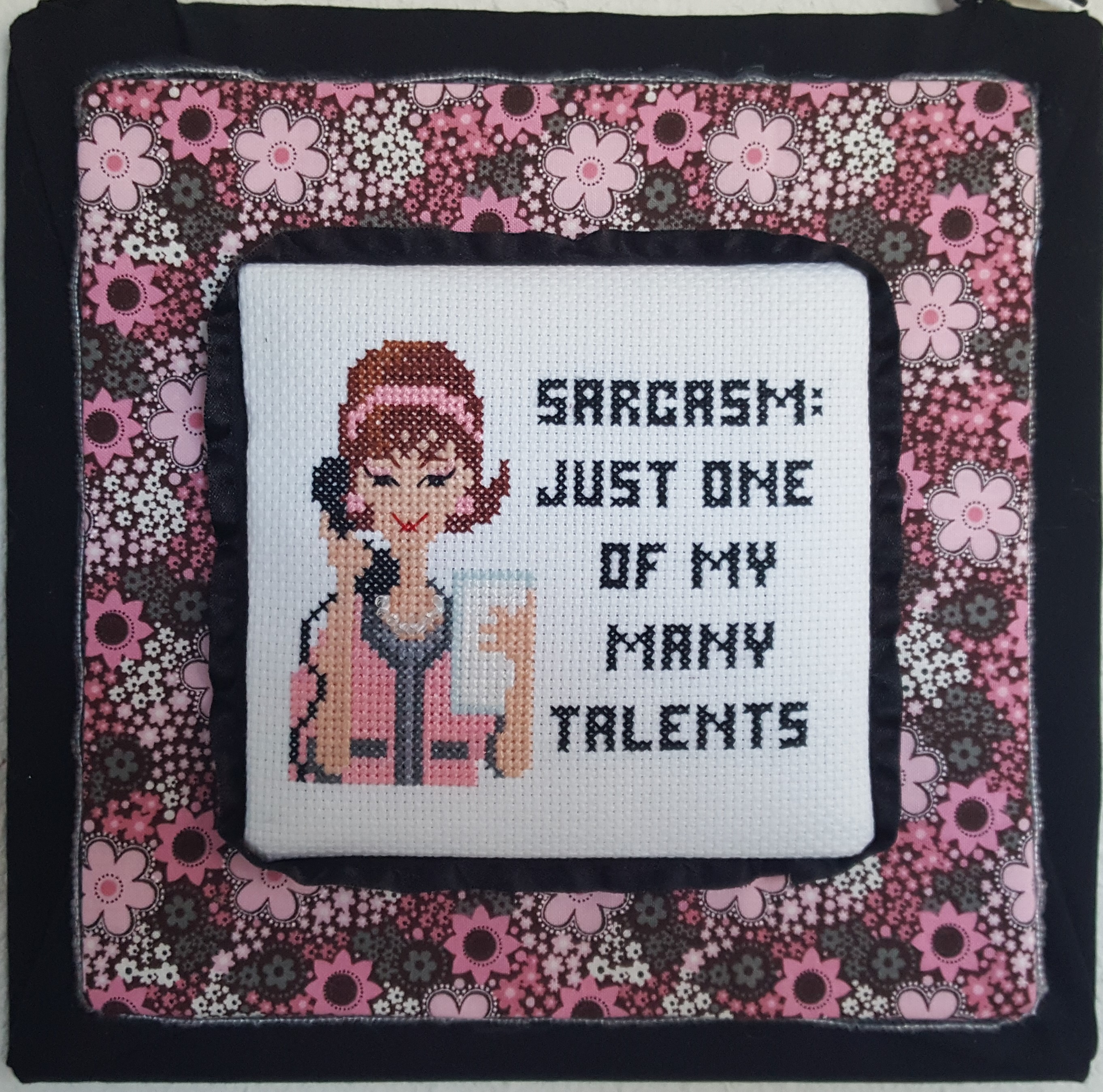 "Sassy Lady Sarcasm" | Cross Stitch Pattern