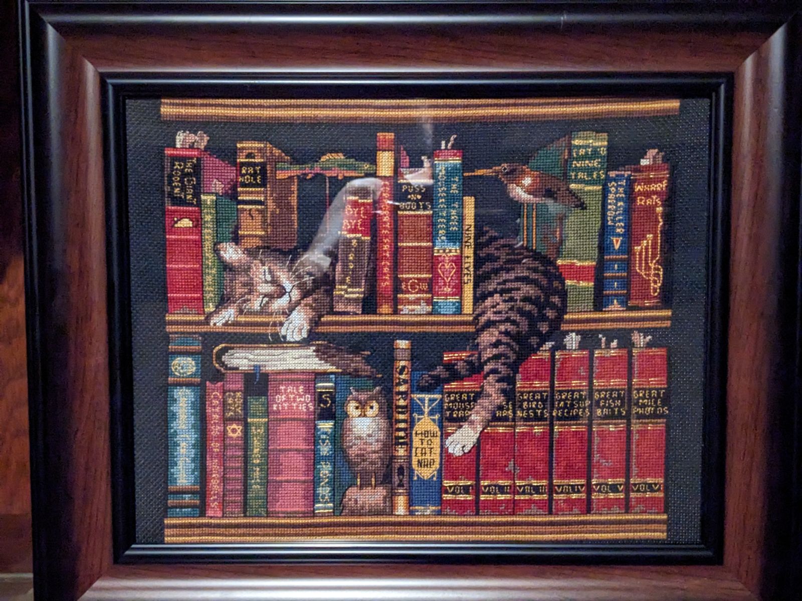 Frederick the Literate (cross stitch kit)