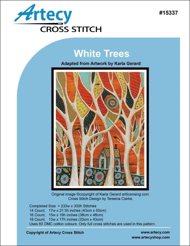 "White Trees" | Cross Stitch Pattern