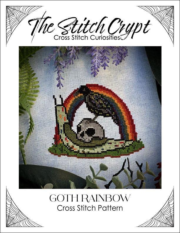 "Goth Rainbow" | Cross Stitch Pattern