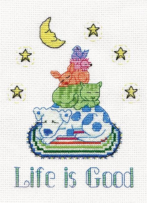 Life is Good | Cross Stitch Kit at Everything Cross Stitch