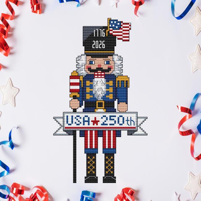 Nutcracker Series - USA 250 | Cross Stitch Pattern