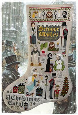 "Christmas Carol Stocking" | Cross Stitch Pattern