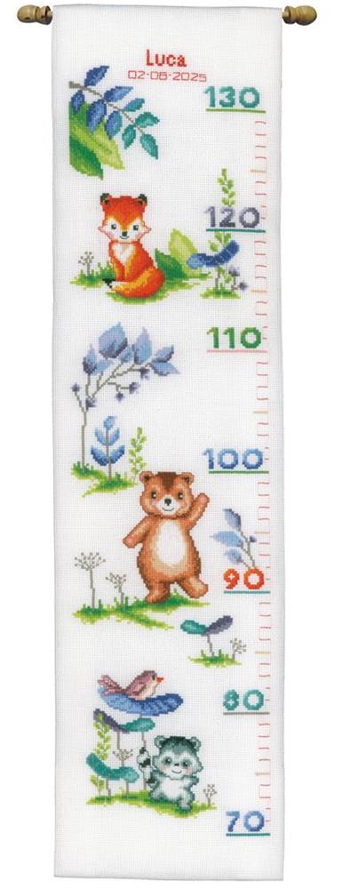 Animals Growth Chart | Cross Stitch Kit