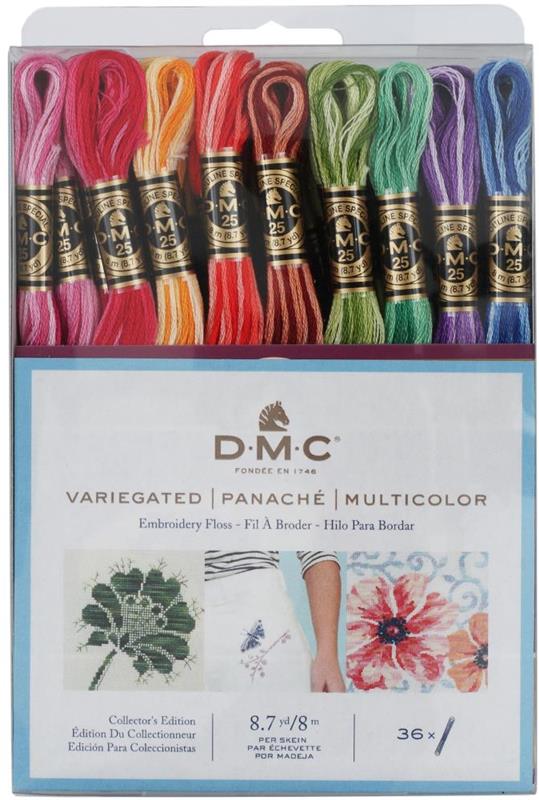 DMC Floss Packs: DMC Variegated Floss Pack 36 per package