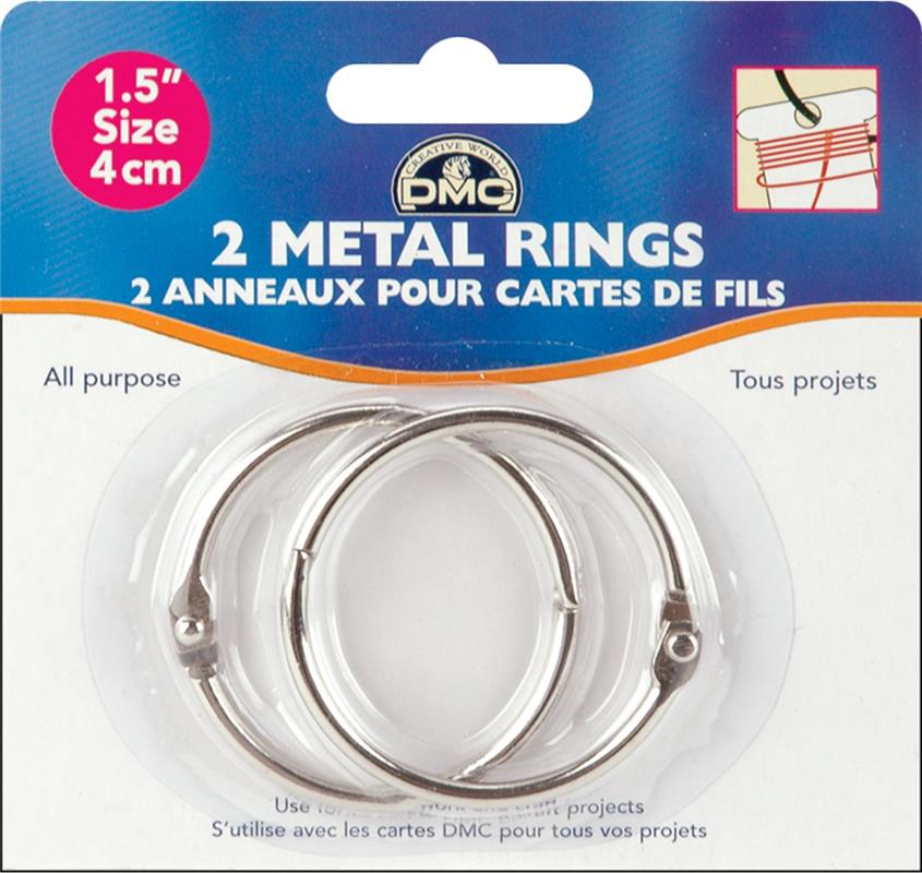 1.5" Metal Rings | Cross Stitch Item at Everything Cross Stitch