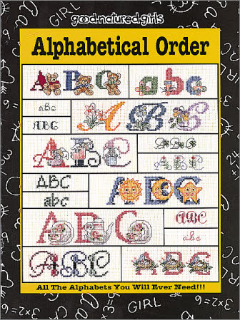 "Alphabetical Order" by Leisure Arts