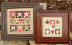 "Maple Leaf & Star Welcome" by Samsarah Design Studio