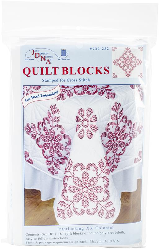 Colonial Quilt Blocks (stamped cross stitch)