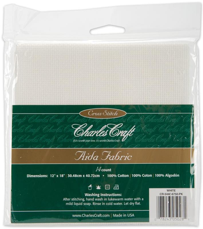 14 Count Aida cross stitch fabric from Charles Craft, Inc.