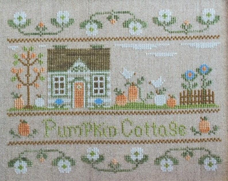 "Pumpkin Cottage" by Country Cottage Needleworks