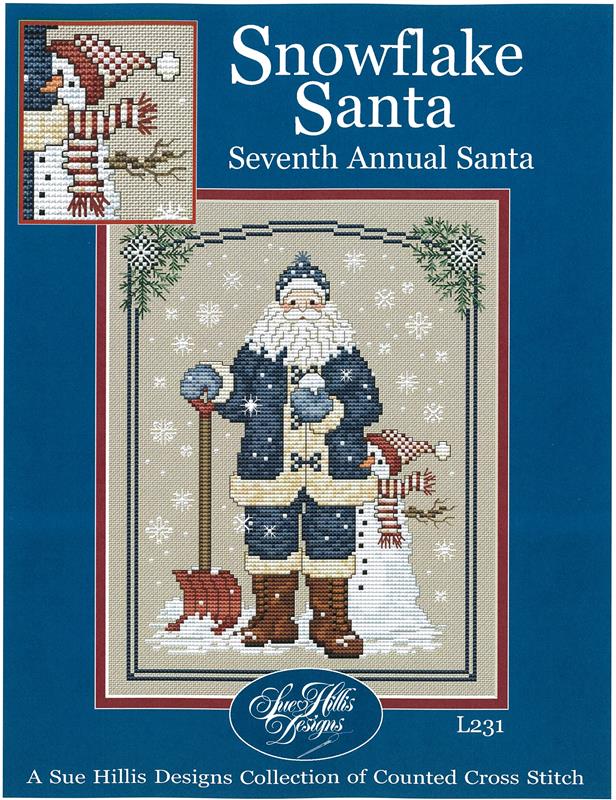 "Snowflake Santa" by Sue Hillis Designs