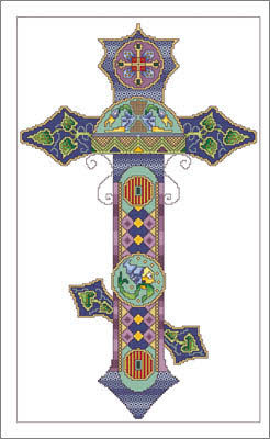 "Byzantine Three Bar Cross" by Vickery Collection