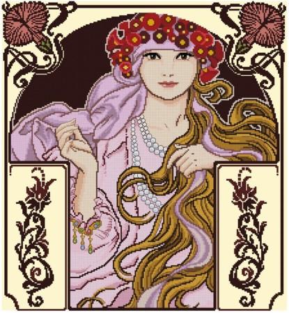 "Lady Helena" by Cross Stitch Designs Rinna