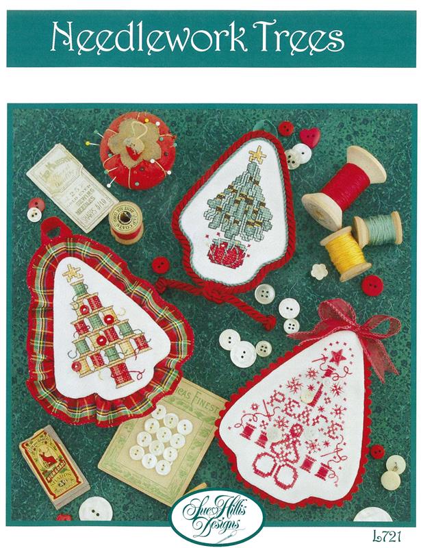 "Needlework Trees" by Sue Hillis Designs