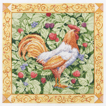 Rooster (cross stitch kit)