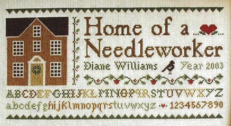 "Home Of A Needleworker" by Little House Needleworks