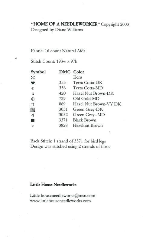 "Home Of A Needleworker" by Little House Needleworks