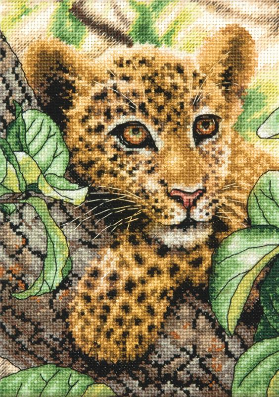 Leopard Cub (cross stitch kit)