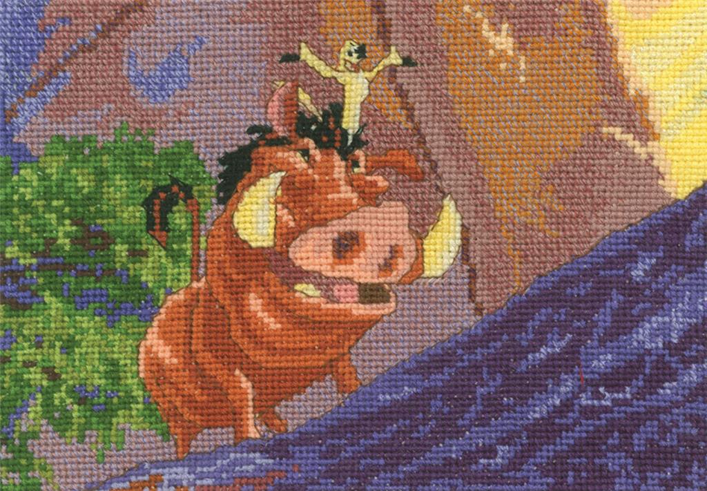 Pumbaa And Timon (cross stitch kit)