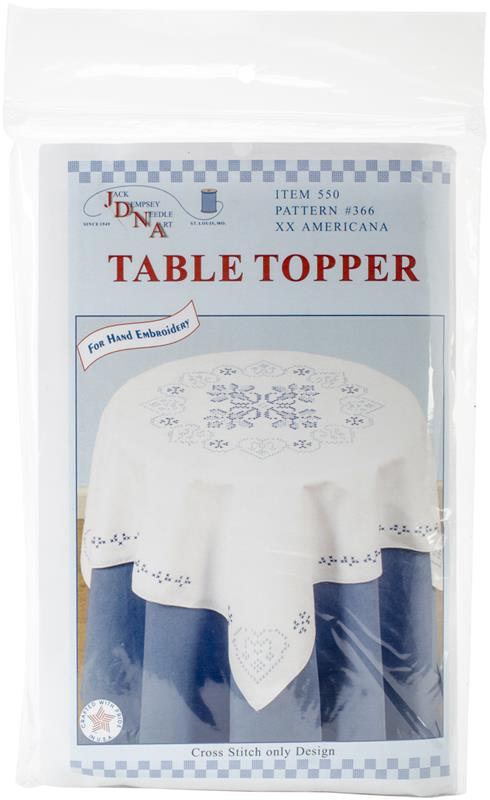 Americana Table Topper (stamped cross stitch)