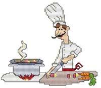 "French Chef Stew" by Cross Stitch Wonders