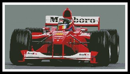 "Formula 1 Car" by Artecy Cross Stitch