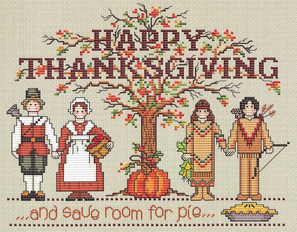 Thanksgiving Cross Stitch Patterns Homestitchness: Give Thanks Cross