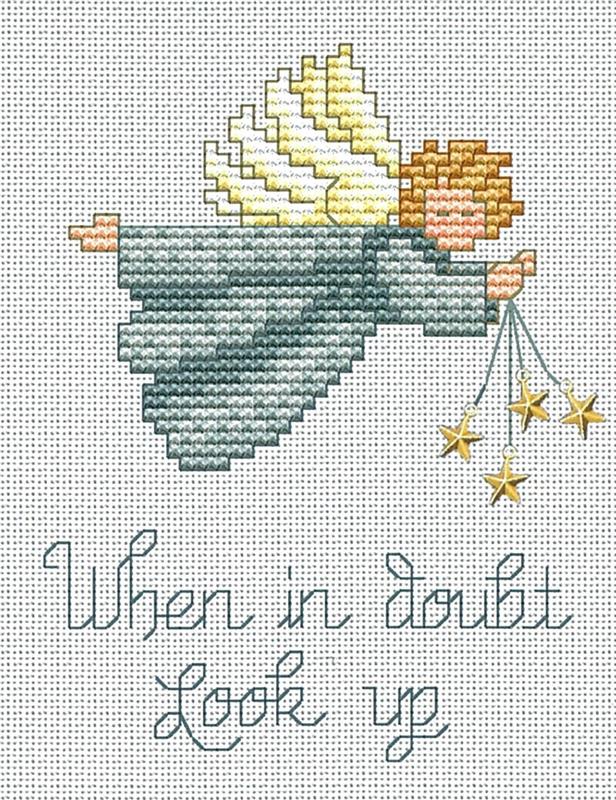"When In Doubt Look Up" by Sue Hillis Designs