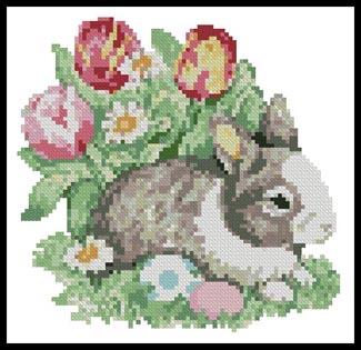 "Mini Easter Bunny" by Artecy Cross Stitch