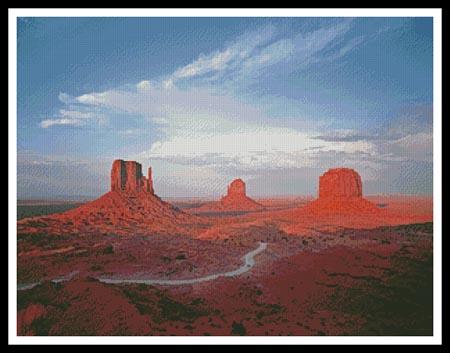 "Monument Valley, Utah" by Artecy Cross Stitch