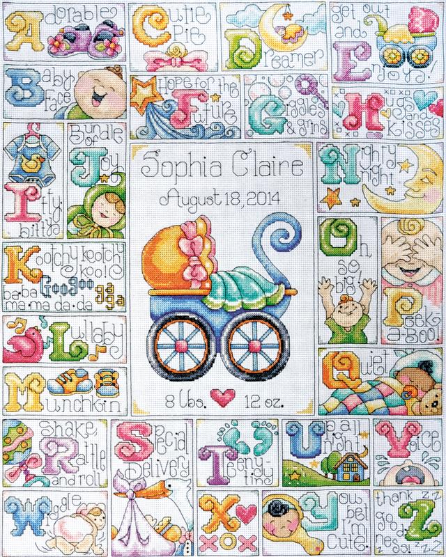 "Baby ABC" | Cross Stitch Kit