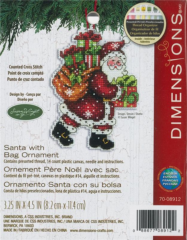 "Santa With Bag" | Cross Stitch Kit
