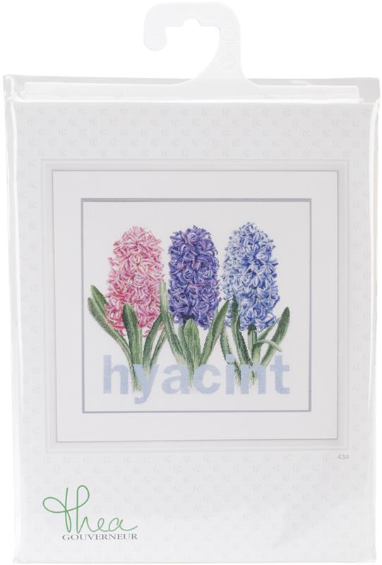 "Hyacinth on Linen" | Cross Stitch Kit