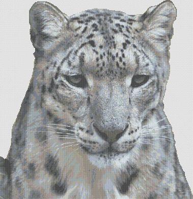 "Snow Leopard" | Cross Stitch Pattern