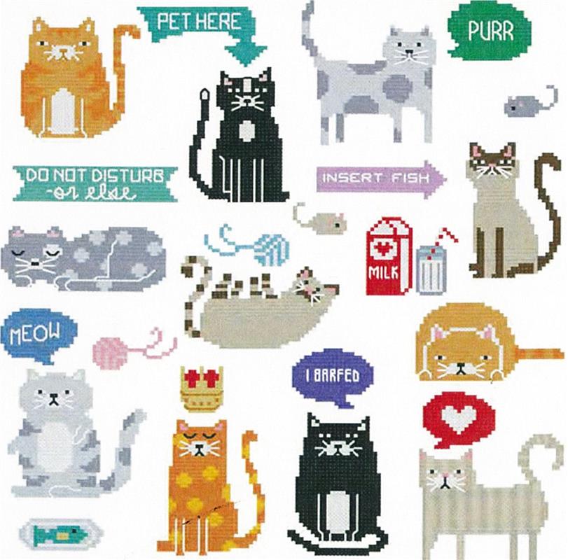 "Cats Collection" | Cross Stitch Pattern