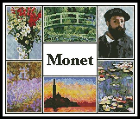 "Monet Sampler" | Cross Stitch Pattern