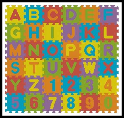 "Puzzle Mat" | Cross Stitch Pattern