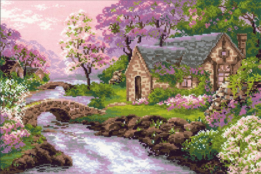 "Spring View" | Cross Stitch Kit