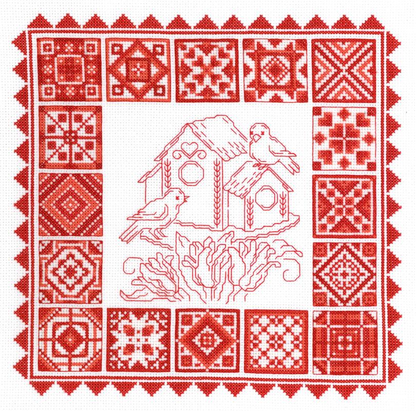 Primitive Redwork Patterns