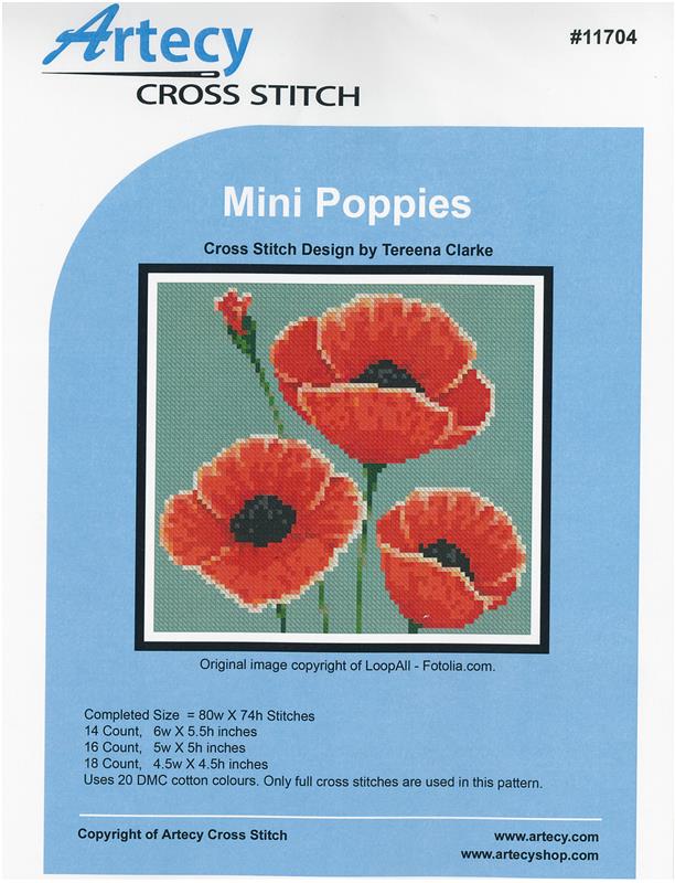 "Mini Poppies" | Cross Stitch Pattern