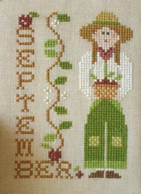 "Calendar Girls - September" | Cross Stitch Pattern