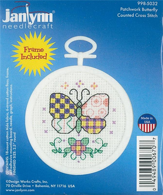 "Patchwork Butterfly" | Cross Stitch Kit