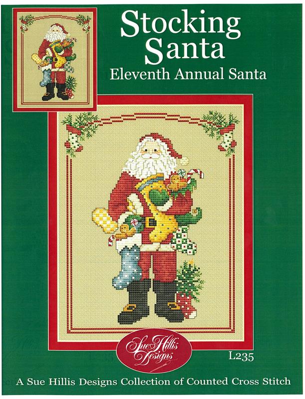 "Stocking Santa" | Cross Stitch Pattern