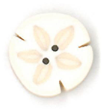 Small Sand Dollar Button | Cross Stitch Item