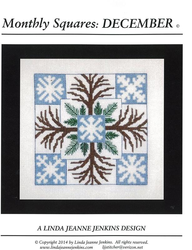 "Monthly Squares: December" | Cross Stitch Pattern
