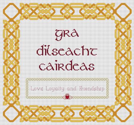 Love Loyalty Friendship | Cross Stitch Pattern